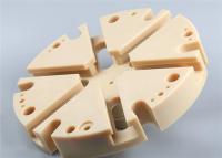 China Color Painting Plastic Molded Parts CNC Machining PEEK Parts Heat - Resistance for sale