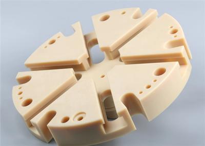 China Color Painting Plastic Molded Parts CNC Machining PEEK Parts Heat - Resistance for sale