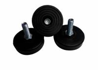 China Rubber Feet Molded Rubber Parts Silicone Screw Thread Cap Automotive Rubber Bonded Parts for sale