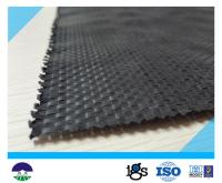 China UV Resistant Black Woven Geotextile Fabric 460G - 3.81m Width x 70m Length Roll with 120 kN/m Tensile Strength for sale