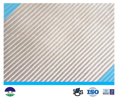 China 760g/m² PET/PP White Multifilament Woven Geotextile Fabric 200kN/m Tensile Strength for sale