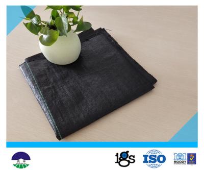 China 580g Recycled/Virgin PP Woven Geotextile Fabric with 160 kN/m Tensile Strength and 3.81m Width for sale