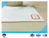 China 350G PET White Filament Nonwoven Geotextile Fabric with 17.5kN/m Tensile Strength and 2500 L/min/m² Water Flow Rate for sale