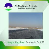 China 160 g/m² Split Film Woven Geotextile Fabric with 30 kN/m Tensile Strength and UV Resistance for Retaining Walls for sale