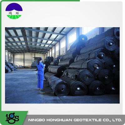 China UV Resistant Black Woven Geotextile Fabric 460 gsm for Soil Reinforcement and Stabilization for sale