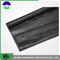 China 210G Black PP Woven Geotextile Filter Fabric - 3.8m Width x 100m Length - 40kN/m Tensile Strength for sale