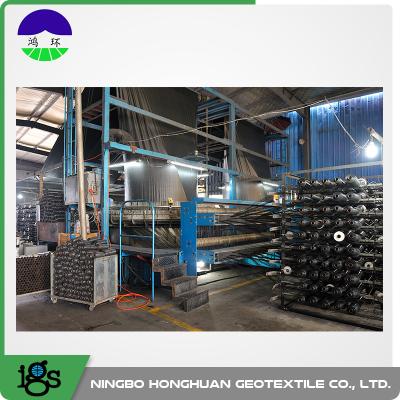 China ISO9001 UV Resistant Black Woven Geotextile Fabric - 136 g/m², 3.8m Width for Soil Reinforcement for sale