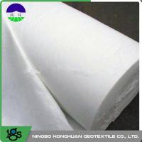China PET Geotextile Filter Fabric 450g/m² Non-Woven with 14kN/m Tensile Strength for Soil Stabilization for sale