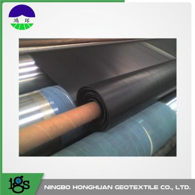 China 0.75mm HDPE Geomembrane Liner with 600% Elongation for Subway Infrastructure and Waterproofing Applications for sale