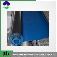 China Ultra Tech HDPE Pond Liners Textured Black 1.00mm PE Geomembrane for Canal Applications for sale