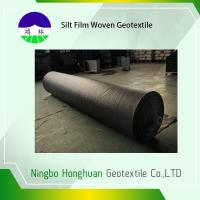 China Black PP 136g Woven Geotextile Fabric with 21.5 kN/m Tensile Strength for Road Construction and Soil Stabilization for sale