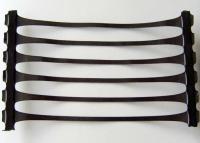 China High Intensity Plastic Uniaxial Geogrid GG110 - 110KN/M Tensile Strength for Bridge and Retaining Wall Reinforcement for sale