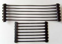 China 150Mpa PP Black Uniaxial Geogrid with 260 KN/M Tensile Strength for Soil Reinforcement for sale