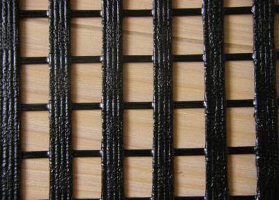 China Warp Knitting Geogrid with 30 kN/m Tensile Strength and 25.4mm Grid for Soil Reinforcement for sale
