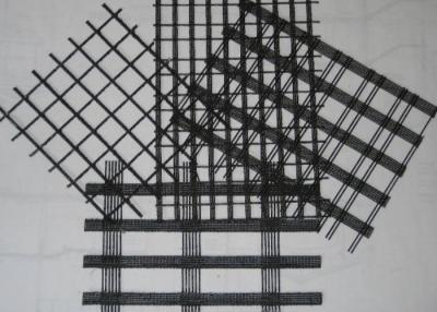 China Warp Knitted Polyester Geogrid GGW30 for Railway Foundation - 30 kN/m Tensile Strength, 25.4mm Grid Size for sale