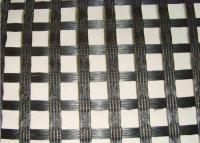 China 50KNM Polyester Geogrid with 25.4mm Grid for Dike Slope and Road Reinforcement for sale
