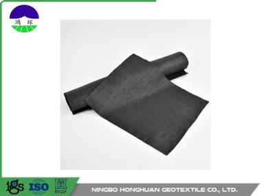 China High Strength Woven Geotextile Fabric 440gsm Black Split Film for Soil Reinforcement for sale
