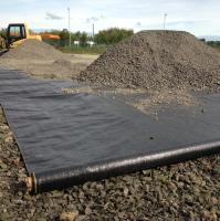 China 8 oz Woven Geotextile Fabric for Road Reinforcement 270 gsm High Strength for sale