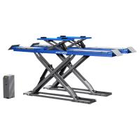 China Vehicle Repair Tire Changer Hydraulic Scissor Car Lift 3D Wheel Alignment for sale