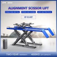 China 4000kg Auto Wheel Alignment Scissor Car Lift 400V / 230V 70s Liftingtime for sale