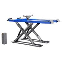 China EN 1493:2010 Scissor Car Lift 4000kg 400V / 230V With Wheel Alignment for sale