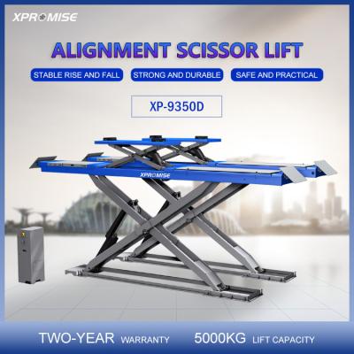 China Full Rise Alignment Scissor Lift EN 1493:2010 Automotive Hydraulic Car Lift for sale