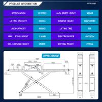 China Full Rise Alignment Scissor Lift EN 1493:2010 Automotive Hydraulic Car Lift for sale