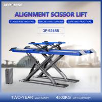China 4.5T Alignment Scissor Car Lift 400V / 230V Stable Rise Strong Durable for sale