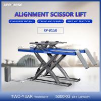 China Auto Vehicle Alignment Scissor Lift 5000kg 24V Safety Control for sale