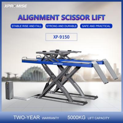 China Auto Vehicle Alignment Scissor Lift 5000kg 24V Safety Control for sale