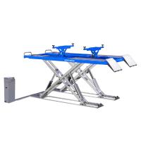 China 4000kg Wheel Alignment Scissor Lift 380V / 220V With Overload Valve for sale