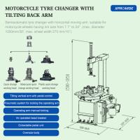 China Automotive Car Tire Changer Equipment 220V / 380V CE Approved for sale