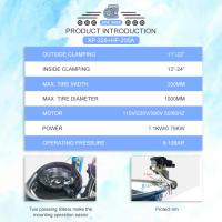 China Hot Selling Tyre Changer Machine Repair Automatic 1.1KW / 0.75KW for sale