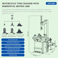 China Bike Repair Tire Changer Machine 10 Bar 140 PSI Air Operated Bead Breaker for sale