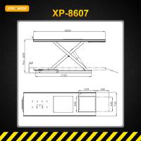 China Motorcycle Small Scissor Lift 700kg Portable Scissor Lift For Cars for sale