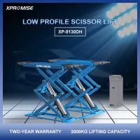 China Workshop Scissor Car Lift Equipment Air Operated 24V Safety Control for sale
