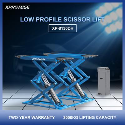 China Workshop Scissor Car Lift Equipment Air Operated 24V Safety Control for sale