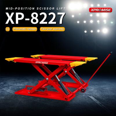 China 3000kg Small Scissor Lift Table 0.6 - 0.8Мра Hydraulic Stationary Car Lift for sale