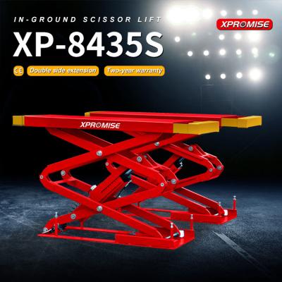 China Portable Small Scissor Lift 2.2KW - 380V In Ground Car Lift SUV Support for sale