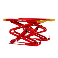 China Portable Small Scissor Lift 2.2KW - 380V In Ground Car Lift SUV Support for sale