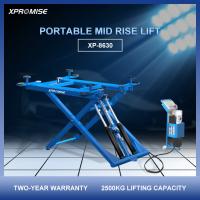 China Portable Mid Rise Scissor Car Lift for sale