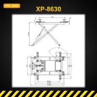 China Portable Mid Rise Scissor Car Lift for sale