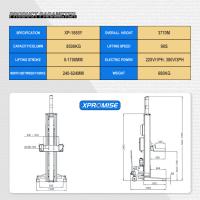 China 8500kg Truck Single Post Lift 3D Wheel Alignment For Auto Repair Shop for sale