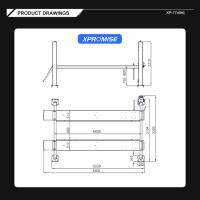 China Tire Shop Auto Garage Four Post Lift 4200kg For Wheel Alignment Tire Changer for sale