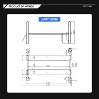 China 4200kg Four Post Lift Hydraulic 3D Four Wheel Alignment Garage Equipment for sale