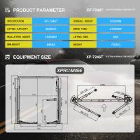 China 4600kg Two Post Lift Symmetrical Hydraulic Car Auto Lift CE Approved for sale