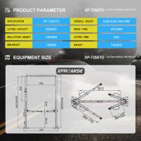 China Anti Crushing Protection 2 Post Truck Lift Hydraulic Vehicle Two Post Hoist for sale