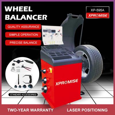 China Car Auto Wheel Balancer 0.25KW Maintenance Garage Equipment for sale