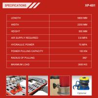 China 3500Kg Auto Body Repair Equipment Hydraulic 5600mmX2200mmX560mm for sale