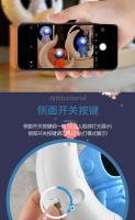 China 23cm Astronaut Cartoon LED Night Light USB Powered ABS Pink Blue White for sale